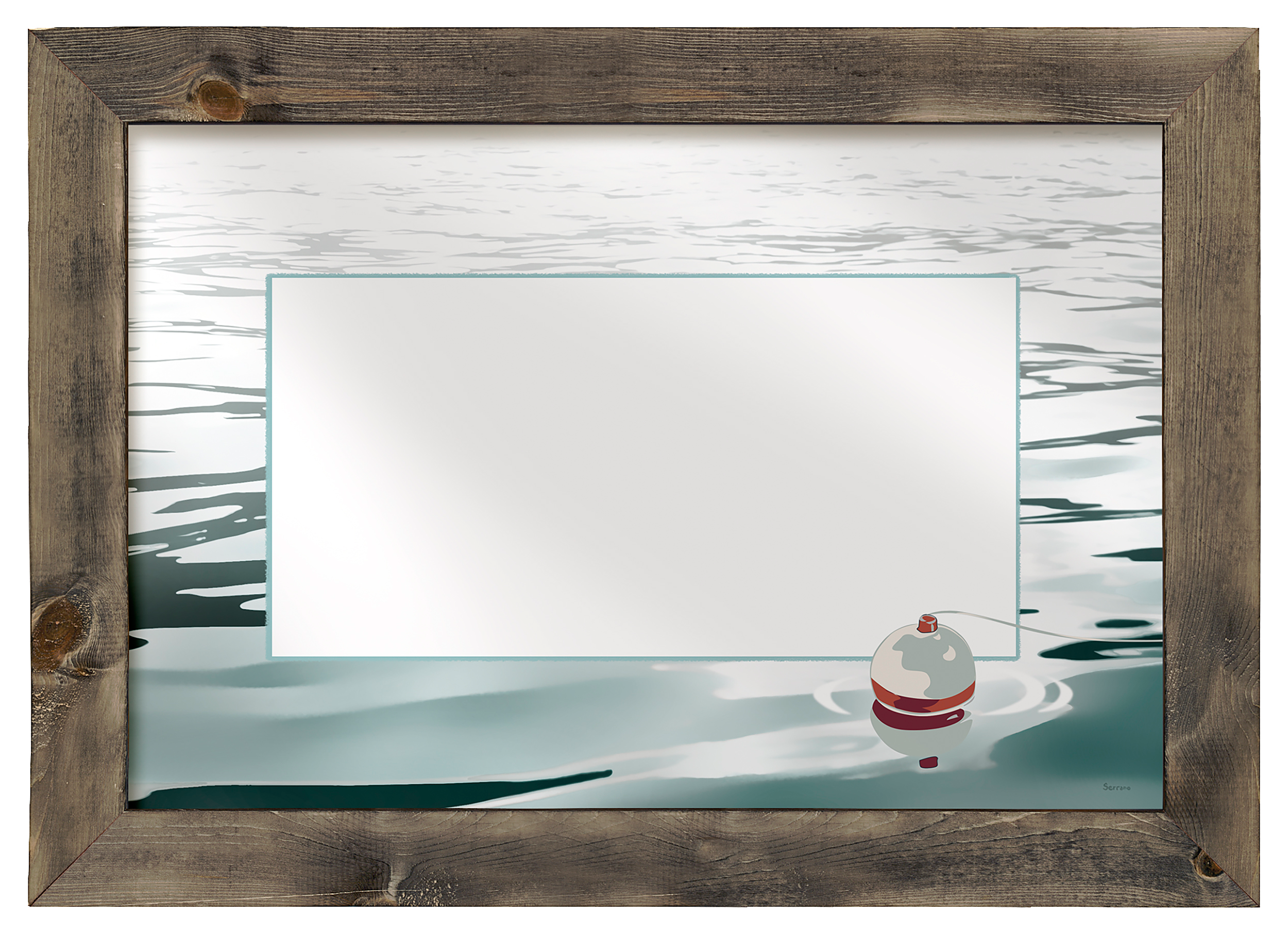 Wild Wings Gone Fishing Framed Mirror by Cherie Serrano | Bass Pro Shops